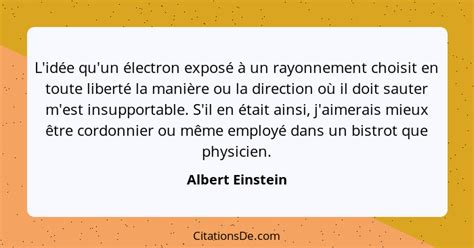 Albert Einstein L Idée Qu Un électron Exposé à Un Rayonnem