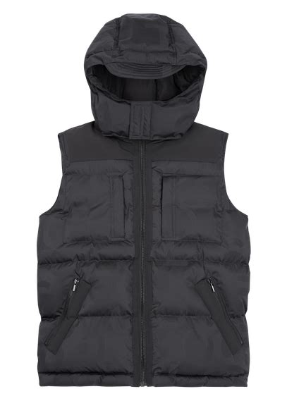 Padded Jacket With Hood Bla01 The Kooples Men Place Des Tendances