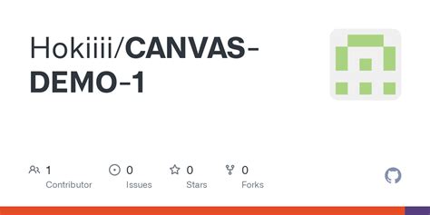 github hokiiii canvas demo 1