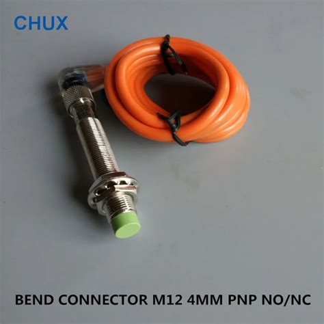 Inductive Proximity Sensor Pnp With Bend Sensor Connector 3 Wire M12