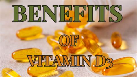 Benefits Of Vitamin D3