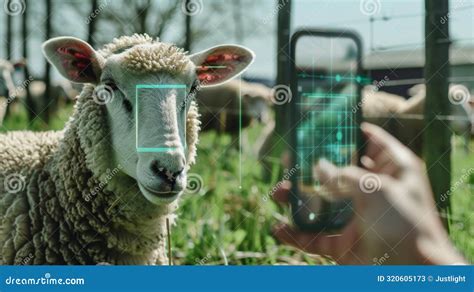 An Alert Pops Up On A Farmers Smartphone Notifying Them Of A Sick Sheep