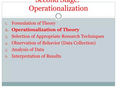 Research Methods 2 Operationalization And Measurement Ppt