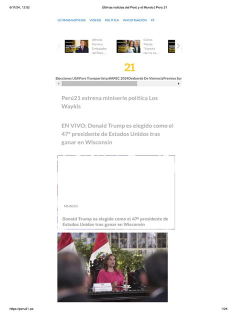Últimas Noticias Del Perú Y El Mundo Peru 21 Pdf