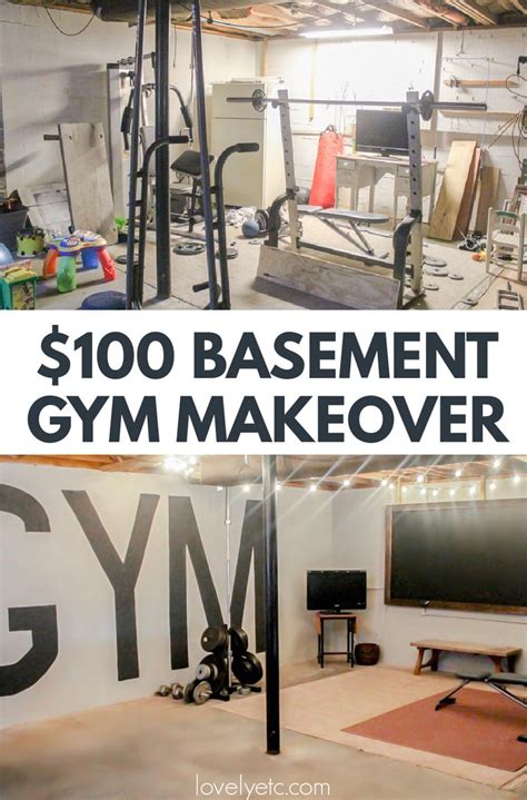 Creating A Home Gym In An Unfinished Basement On A 100 Budget