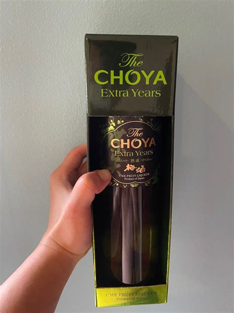 Choya Extra Years 700ml Food And Drinks Alcoholic Beverages On Carousell