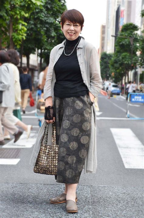 Lidéal 】 032 Atsuko Oguro Age69 Older Women Fashion Sixties