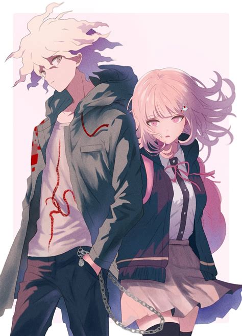Nanami Chiaki And Komaeda Nagito Danganronpa And More Danbooru