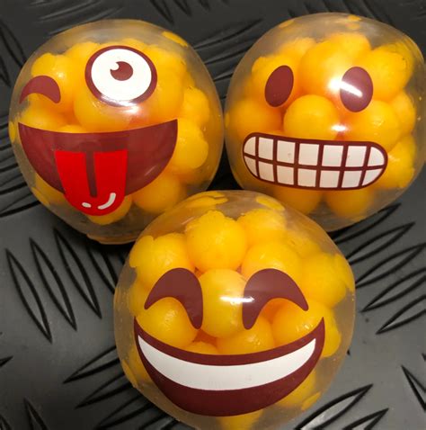 Fidget Squishy Emotions Firm Resistance Dna Stress Balls Pack Of 3