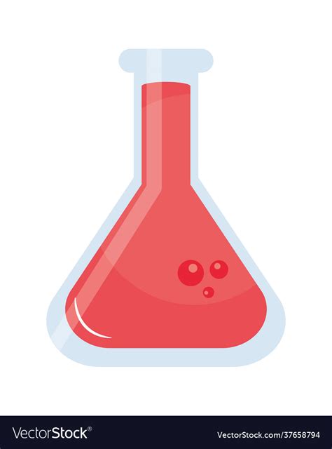 Conical Flask Bottle Royalty Free Vector Image