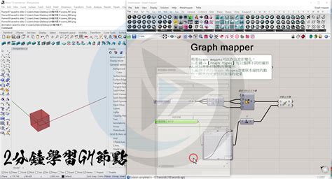 【2分鐘學習gh節點】graph Mapper Graph Mapper為一種波型變化的節點，可以使用特定的函數圖形進行變化，本範例示範將原本