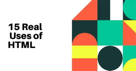 15 Real Uses Of Html Hashnode