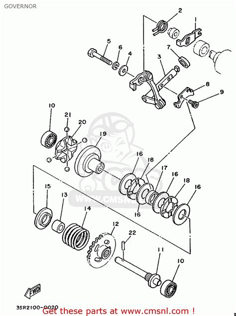 Yamaha Yz125 1991 3xj3 North America 213xj 100e1 Governor Buy
