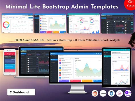 Minimal Lite Responsive Admin Dashboard Template Bootstrap Ui Kit
