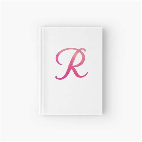 Pink Monogram Letter R By Star58 Redbubble