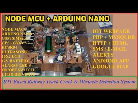 Svsembedded NodeMCU ESP8266 Arduino IoT Based Railway