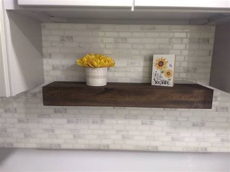 Rustic Floating Shelf Etsy