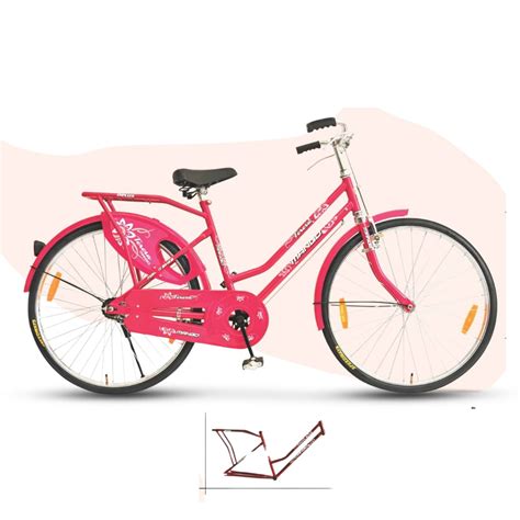 Mango Teresa Ibc Pink And Dark Red Agarwal Cycle