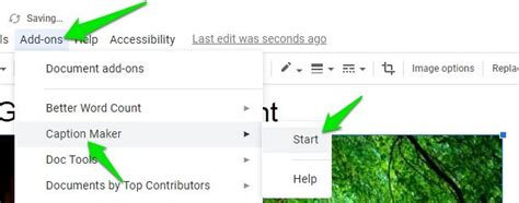 2 formas de agregar subtítulos a las imágenes en Google Docs