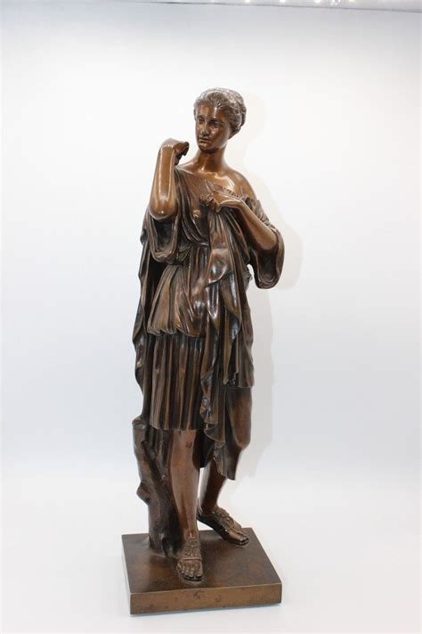 Diane De Gabies Raingo Frères Foundry Bronze P Antikeo