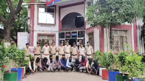 बड़वानी में चोर गिरोह के 10 सदस्य चढ़े पुलिस के हत्थे किसानों के मोटर