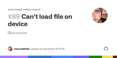 can t load file on device · issue 89 · zmxv react native sound · github