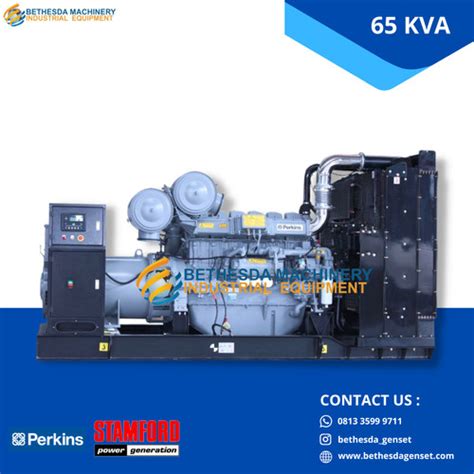Jual Genset Perkins 65 Kva Silent Type Stamford Kota Surabaya