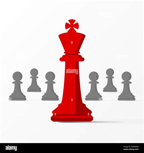 Think Differently Concept Business Metaphor With Chess Vector
