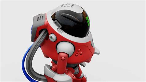 MARS MINERAL PICKER BOT Rigged Superhive Formerly Blender Market