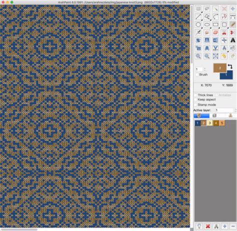Arahne Cadcam For Weaving Use Pattern In Repeat To Generate A Pattern