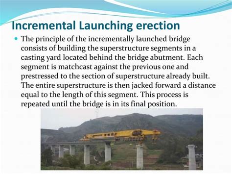 Precast Segmental Construction Of Bridges Pptx Civil Engineering