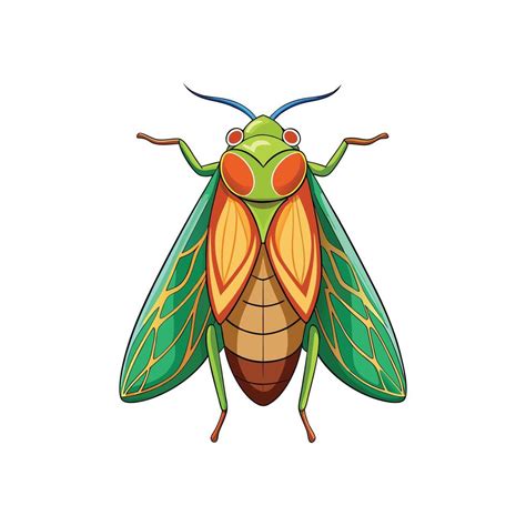 Stunning Treehopper Illustration Capturing Its Beauty 57964027 Vector