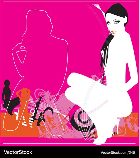 Sexy Model Royalty Free Vector Image VectorStock