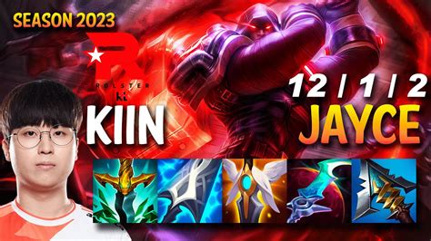 Kt Kiin Jayce Vs Sion Top Kr Ranked Youtube