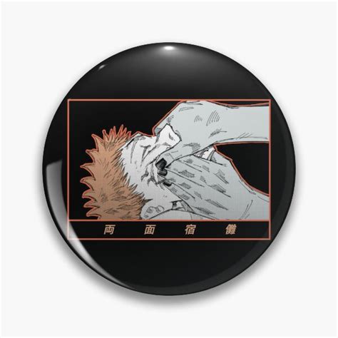 Jujutsu Kaisen Ryomen Sukuna Fingers Pin For Sale By Saiki Noctem