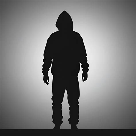 Mysterious Silhouette Of A Hooded Figure Free Download Ai Scribbles