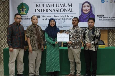 Prodi Ilmu Perpustakaan Uin Ar Raniry Gelar Kuliah Umum Bersama Pakar
