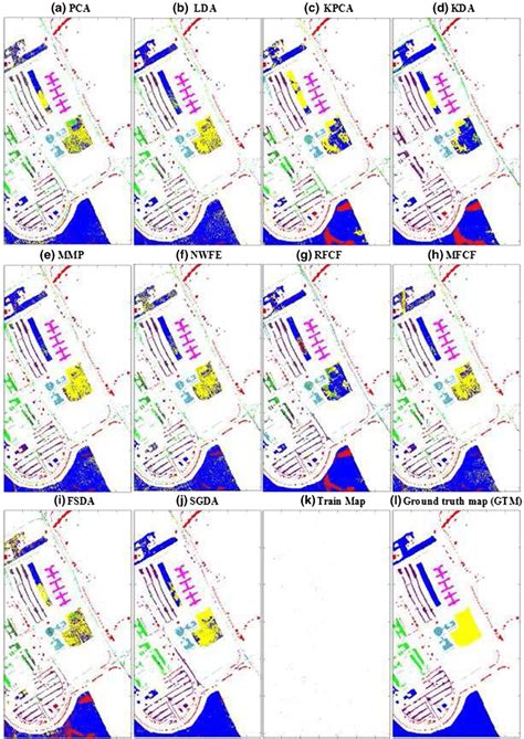 Classification Results Of Each Method For Pavia University Dataset