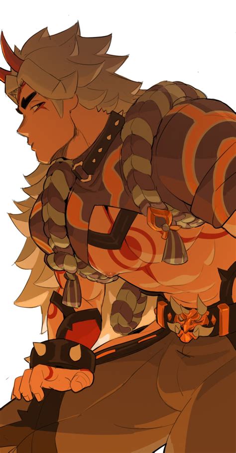 Rule 34 Arataki Itto Bara Bulge Caiothevici Clothing Genshin Impact