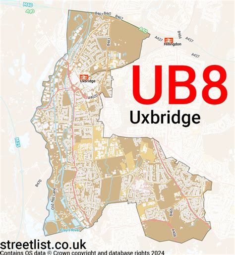 Ub8 Postcode District