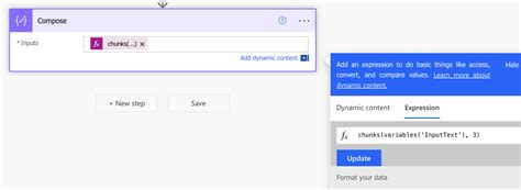Using The Chunk Function In Power Automate