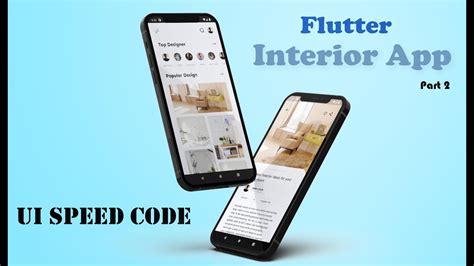 Interior Design Detail Page Flutter Ui Speed Code Youtube