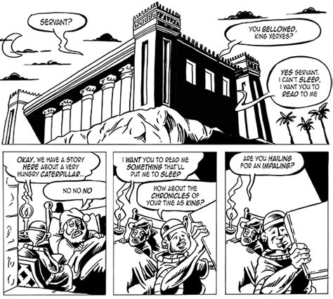 Kev F Comic Art Book Of Esther Line Art Finished