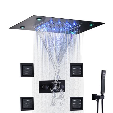 Buy Dulabrahe Waterfall And Rain Shower System Faucet Set 14 X 20 Inch