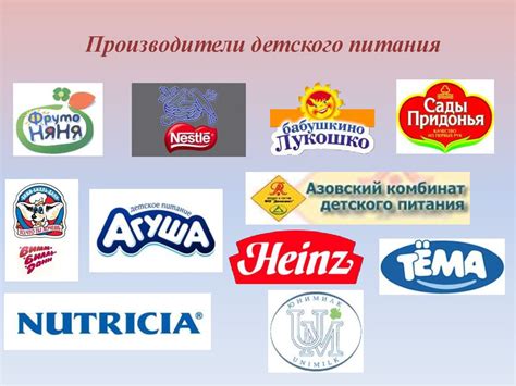 Технология продажи детского питания - презентация онлайн