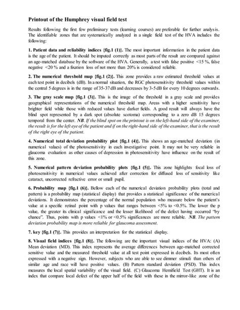 The Standard Automated Perimetry And Staging Of Glaucoma Pdf