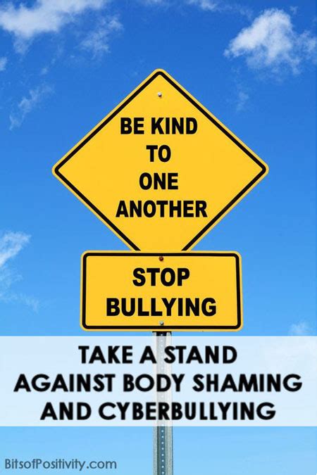 Take A Stand Against Body Shaming And Cyberbullying