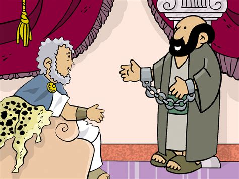 Freebibleimages Paul Before King Agrippa Paul Tells The King