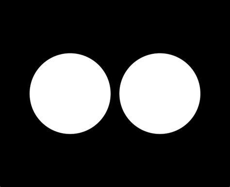 Circle Shape Symbol Black Graphic Design Element Vector Image