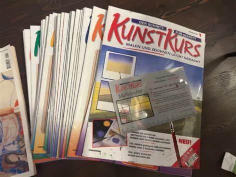 KUNSTKURS 39 HEFTE Malen Und Zeichnen Lernen Kunst DeAgostini